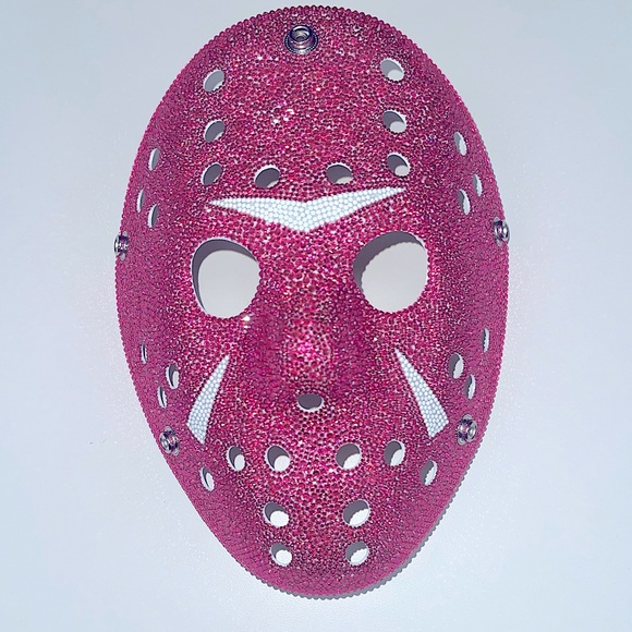 Hand Crafted | Accessories | Jason Voorhees X Barbie Crystallized Mask ...